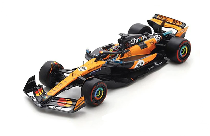 McLaren F1 Spark Model Oscar Piastri Spain Winners 1/43 Scale Model Ra ...