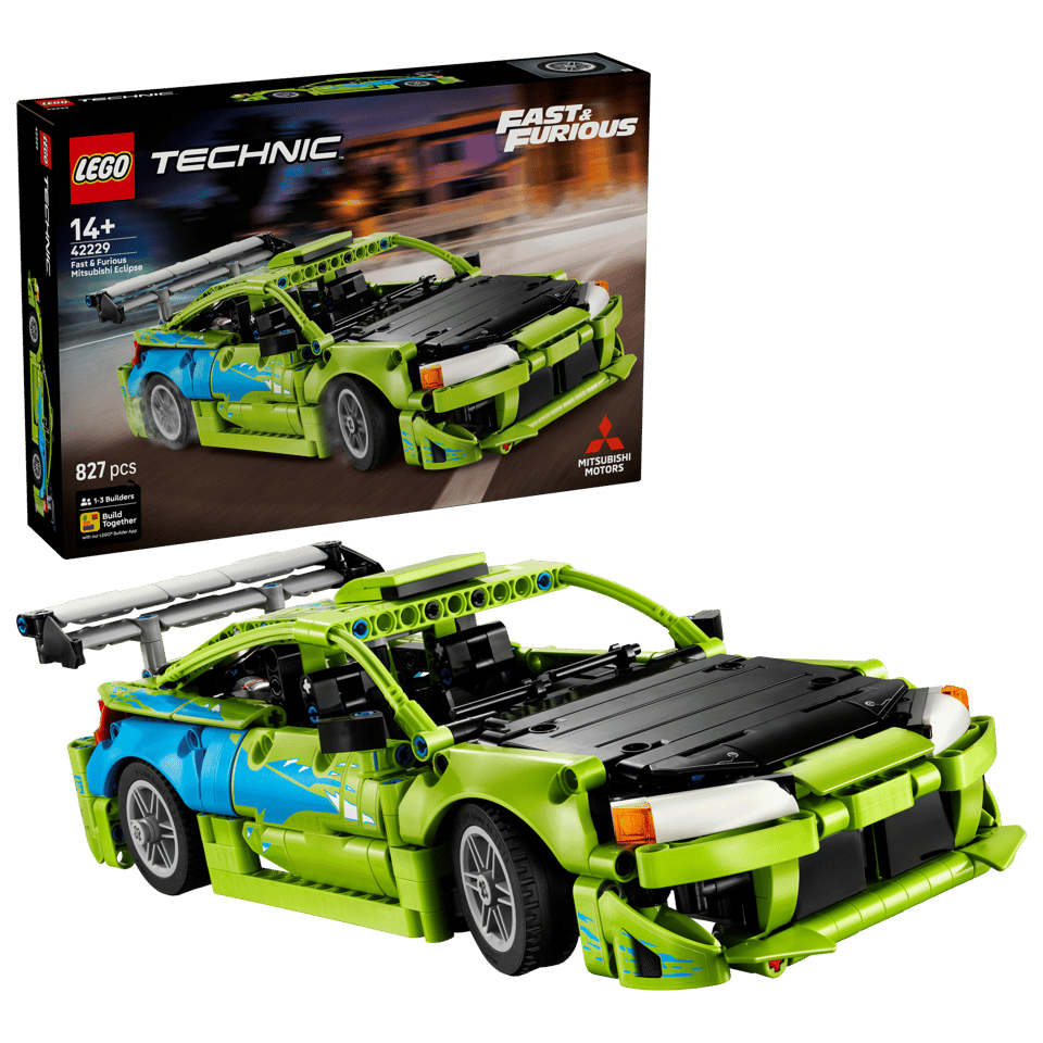 Fast and Furious Mitsubishi Eclipse Car LEGO Technic – Vantage97